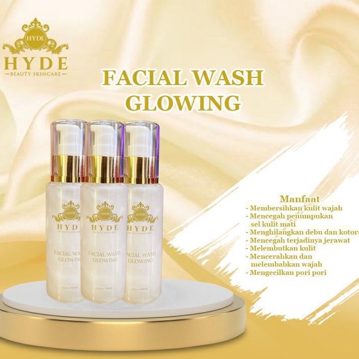 Jual HYDE FACIAL WASH GLOWING | Shopee Indonesia