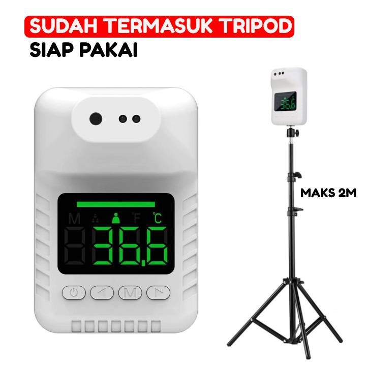 Jual Thermometer Dinding Standing Digital Otomatis Infrared K3S ...