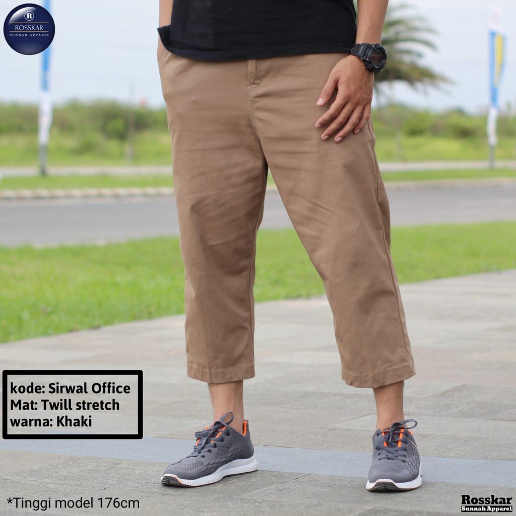 Jual Sirwal OFFICE Twill Stretch Original by Rosskar (Qumash) | Shopee ...