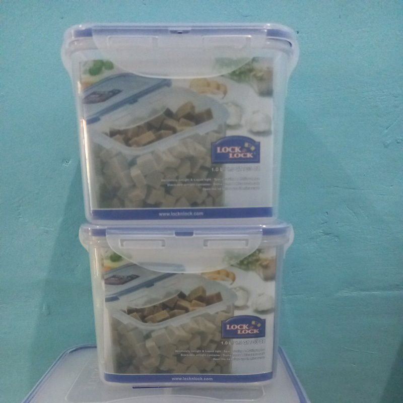 Jual LocknLock Classic Food Containers Rectangular Tall 1L | Shopee ...