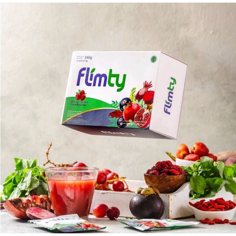 Jual flimty fiber 1 box 16 sachet ( free botol minum ) | Shopee Indonesia