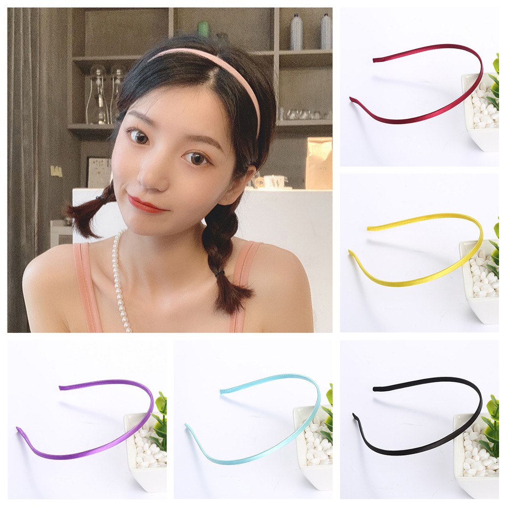 Jual Bando Lidi Polos Headband Untuk Aksesoris Rambut Wanita/ 1Pc ...