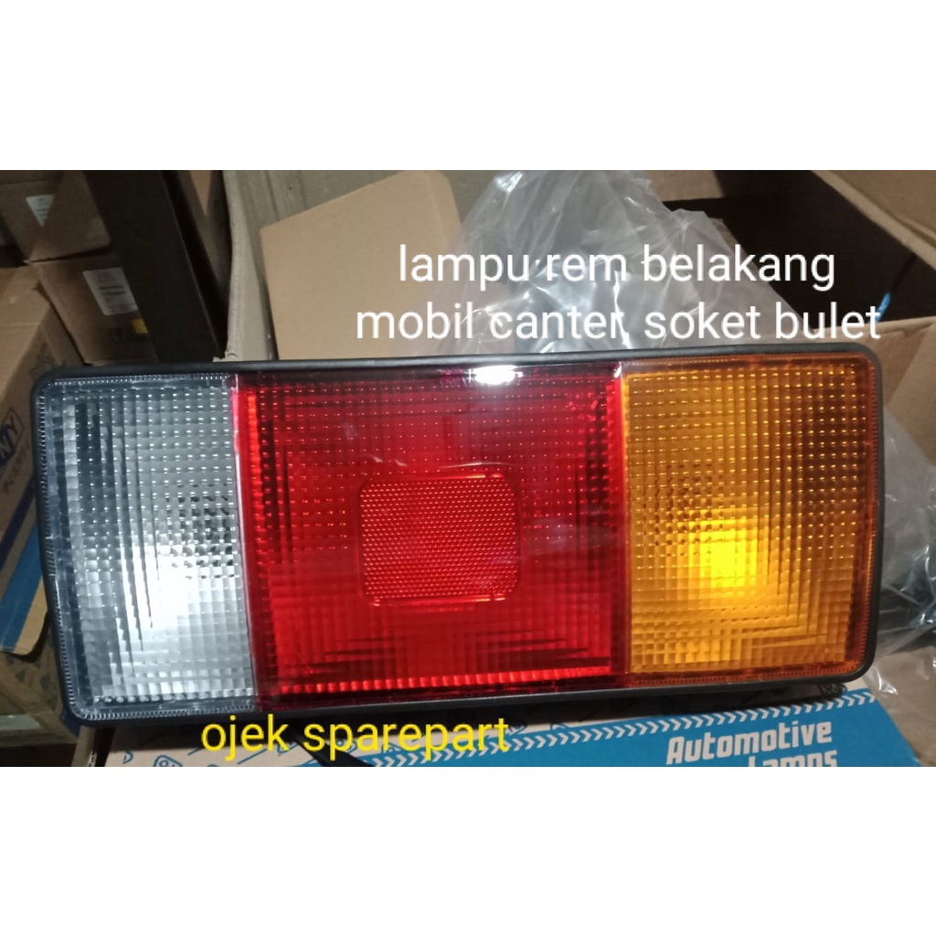 Jual Lampu Rem Belakang Mobil Canter Soket Bulet | Shopee Indonesia