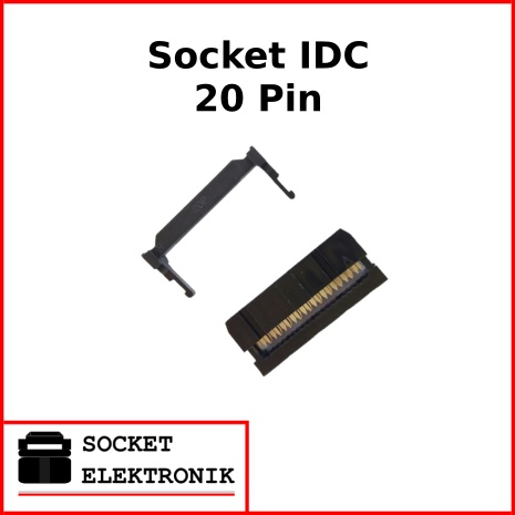 Jual Socket IDC 20P 2x10 connector IDC 20 pin | Shopee Indonesia