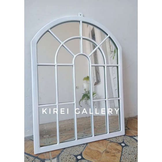 Jual Iron Window Mirror /Cermin Model Jendela Besi Beton By KIREI ...