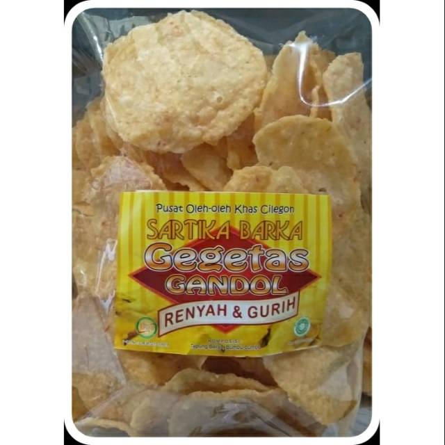 Jual Keripik Gegetas 250 gr Oleh-oleh Khas Cilegon | Shopee Indonesia