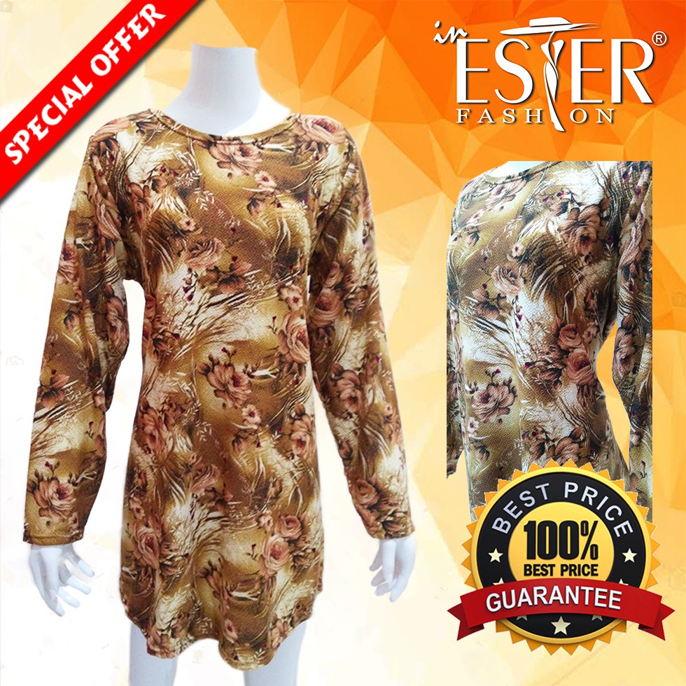 Jual inESTER Blouse Lengan Panjang ROSETTA | Shopee Indonesia