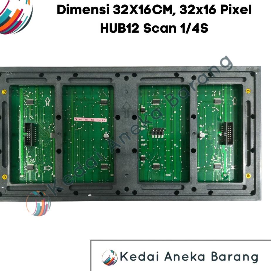 Jual Baru Panel Module Modul LED P10 Running Text SMD Biru Blue Outdoor ...