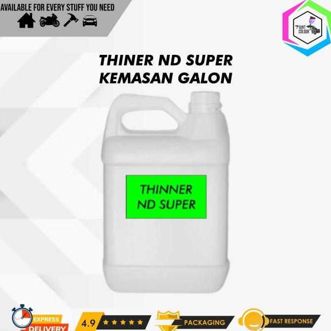 Jual Thinner ND Super Gloss Liter Ecer Kemasan Galon | Shopee Indonesia