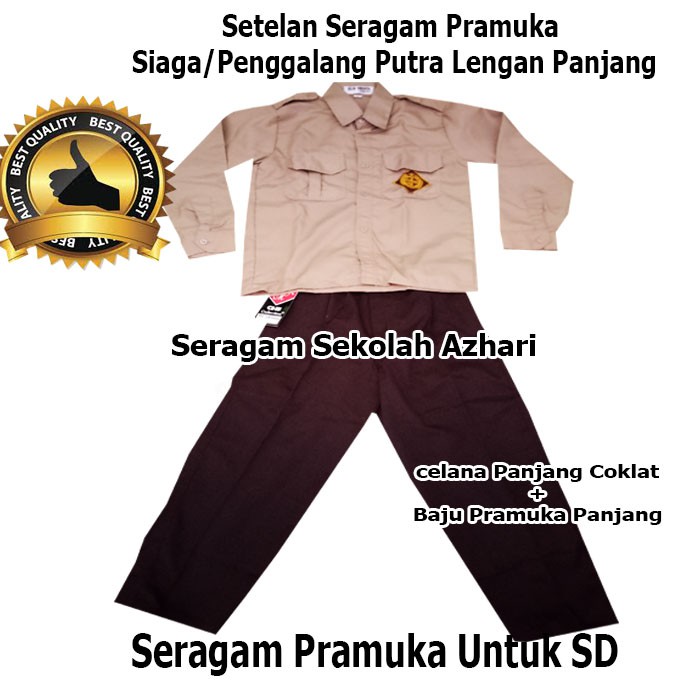 Jual Stelan Seragam Pramuka SD Laki Laki Lengan Panjang-Setelan Seragam ... Jual Stelan Seragam Pramuka SD Laki Laki Lengan Panjang-Setelan Seragam ...