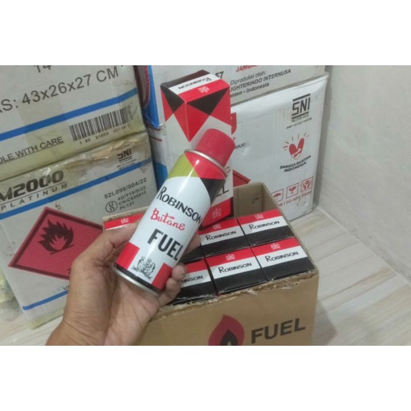 Jual Robinson isi ulang korek gas fuel 120g | Shopee Indonesia