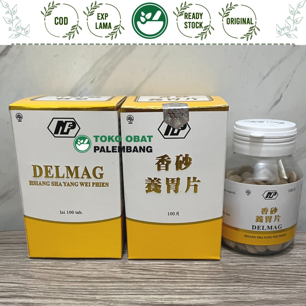 Jual DELMAG 100 TABLET HSIANG SHA YANG WEI PHIEN NF NAN FENG OBAT MAAG ...