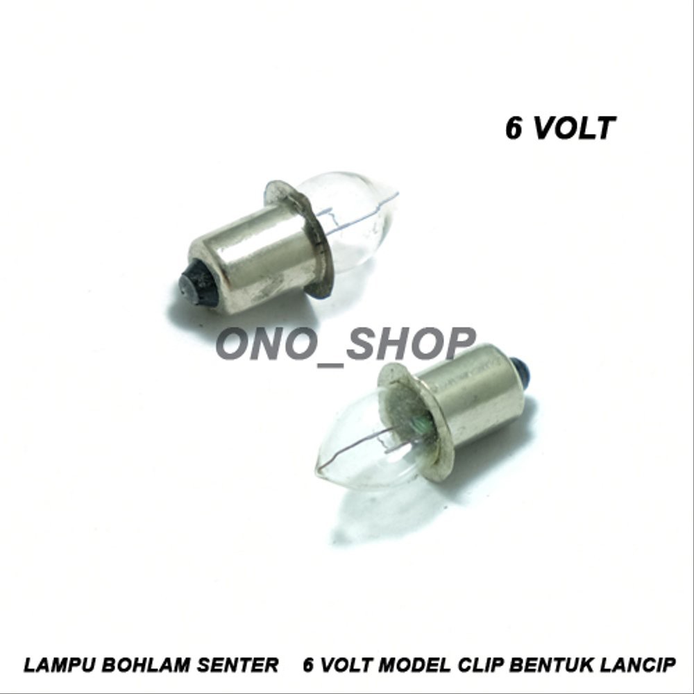 Jual Lampu Bohlam Senter 6 Volt Model Clip Bentuk Lancip | Shopee Indonesia
