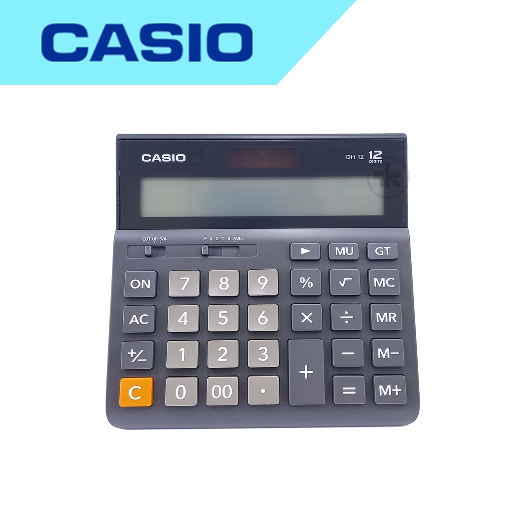 Jual Casio Calculator 12 Digit DH-12-BK | Shopee Indonesia