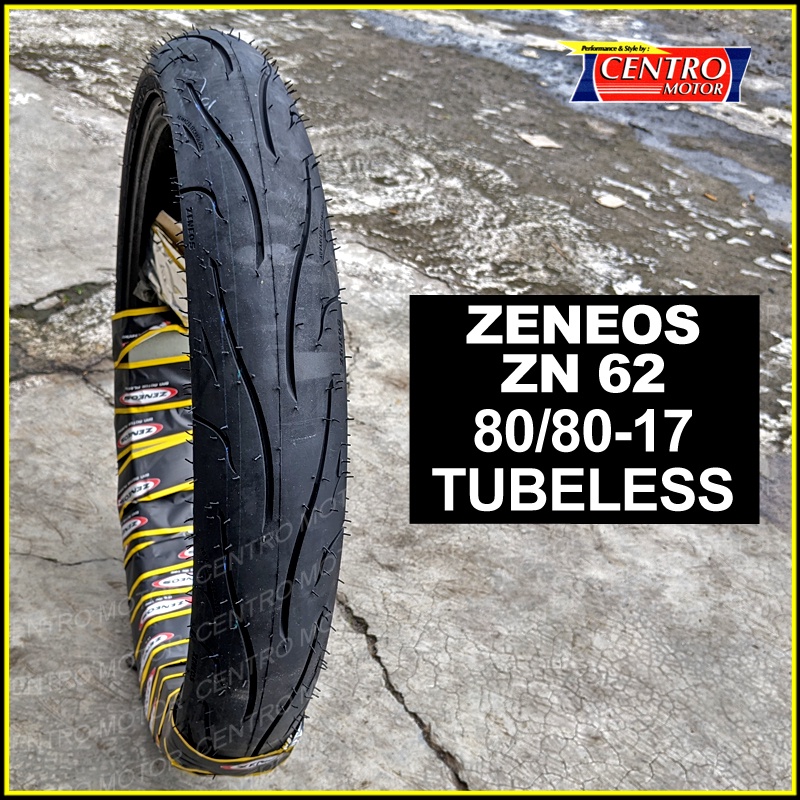 Jual ZENEOS ZN62 80/80-17.BAN TUBELESS MOTIF SPORTY COCOK UNTUK MOTOR BEBEK DAN SPORT | Shopee ...