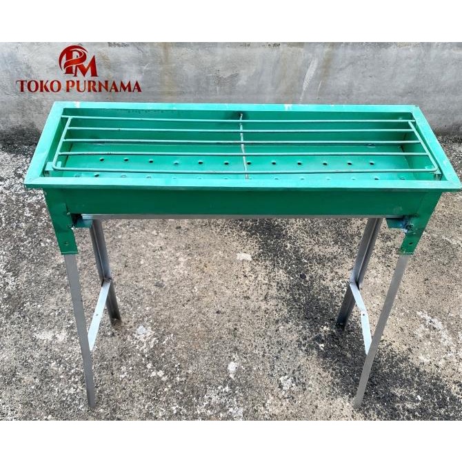Jual Tempat bakaran sate pakai kaki/bakaran sate hijau | Shopee Indonesia