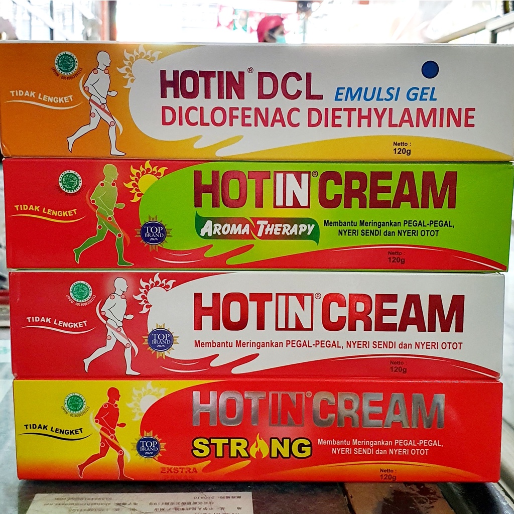 Jual hot in cream kotak dan hot in DCL 120gr tube | Shopee Indonesia