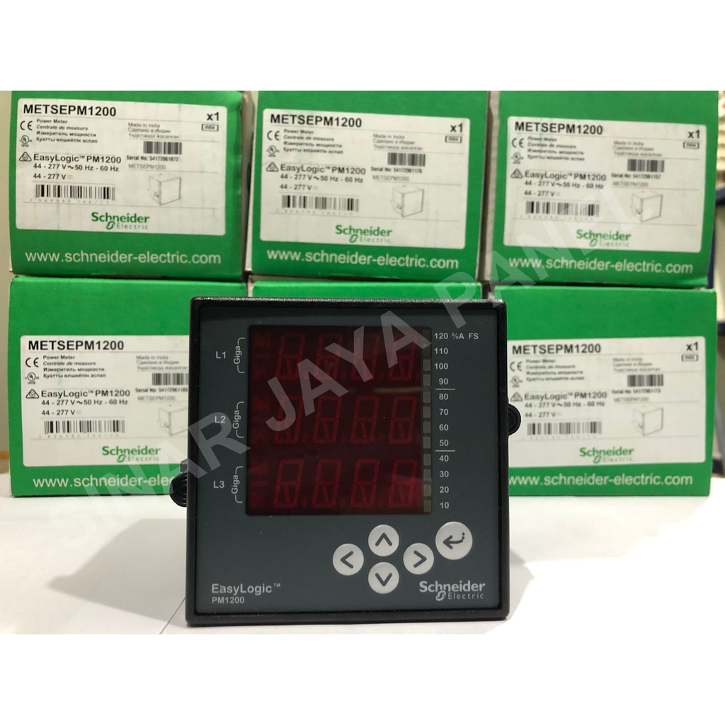 Jual New POWER METER SCHNEIDER METSEPM1200 PM1200 EASYLOGIC ORIGINAL ...