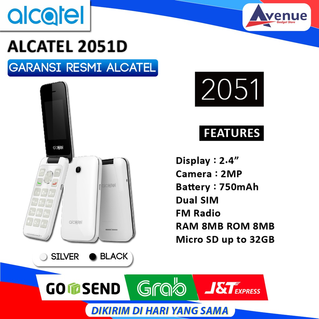 Jual HP ALCATEL 2051D GARANSI RESMI PROMO MURAH | Shopee Indonesia