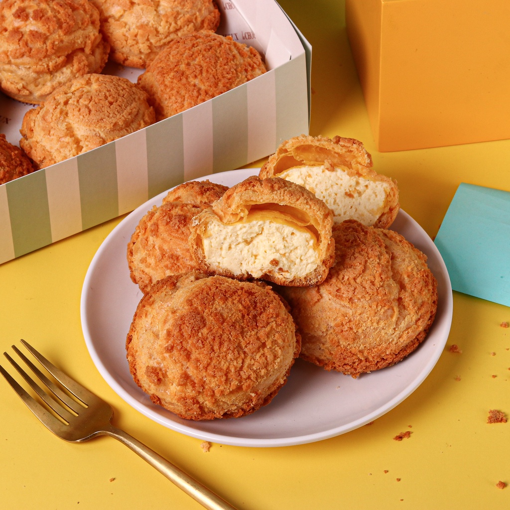 Jual (pre-order) laChoux - 8pcs Kue Soes/Sus/Choux/Cream Puff (isi 8 ...