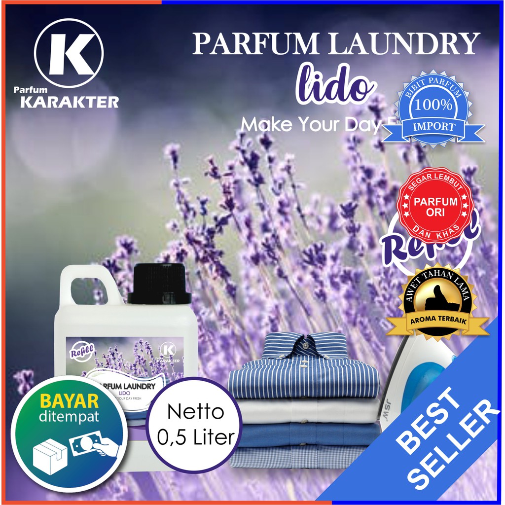 Jual Parfum Laundry Aroma Lido | Pewangi laundry Harum Segar Awet Tahan ...