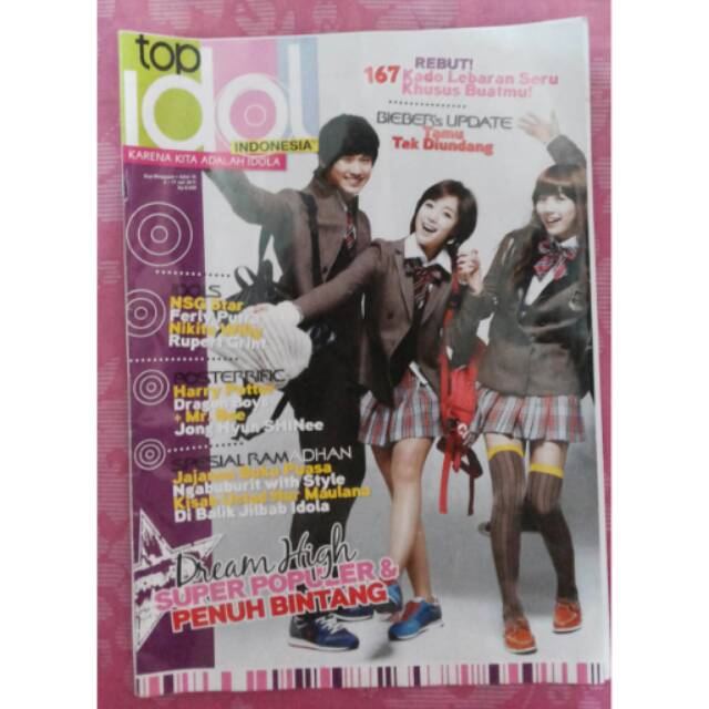 Jual Majalah kpop top idol drama dream high iu suzy kim soo hyun ...