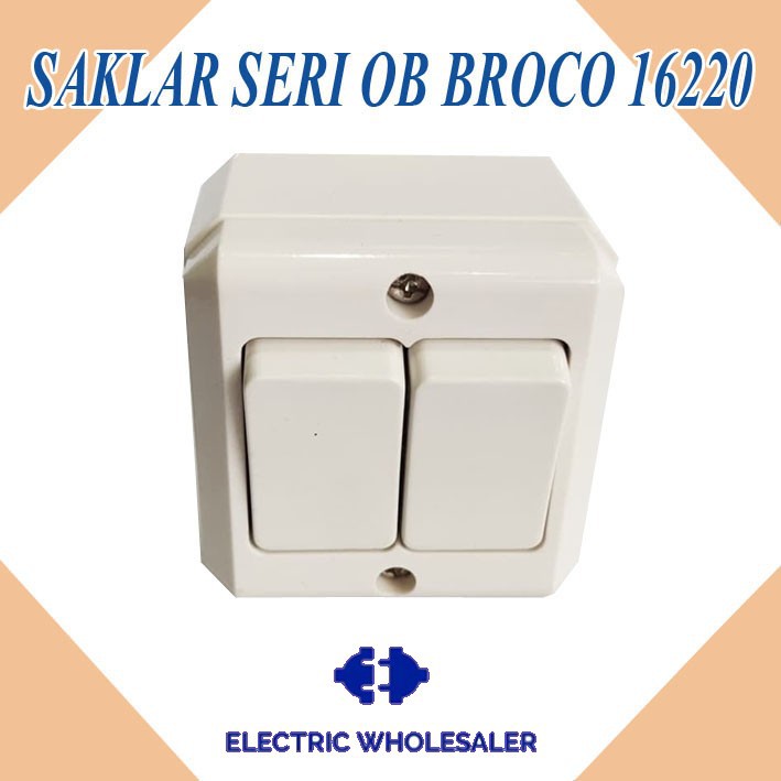 Jual SAKLAR SERI OB BROCO 16220 | Shopee Indonesia