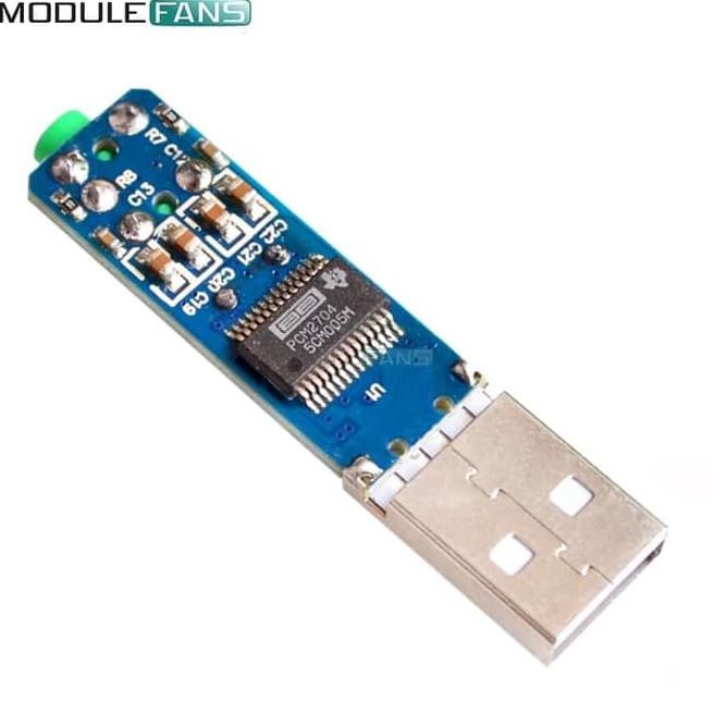 Jual PCM2704 USB Sound Card Digital Hi-Fi Audio Decoder DAC Module ...