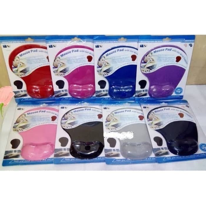 Jual Mouse Pad Bantal Tebal Mousepad Nyaman Bagus Warna With Gel ...