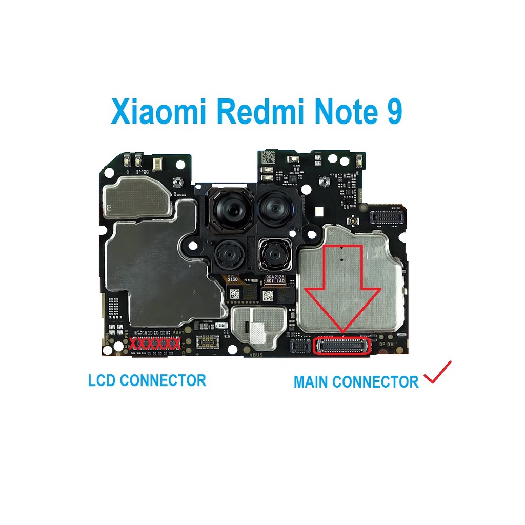 Jual KONEKTOR MAINBOARD XIAOMI REDMI NOTE 9 BIASA 40 PIN 1PCS CONNECTOR ...