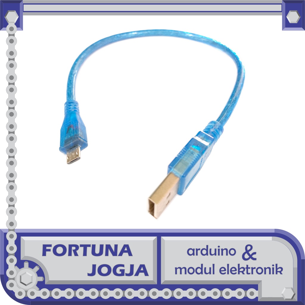 Jual Kabel USB 2.0 to Micro USB 30cm | Shopee Indonesia