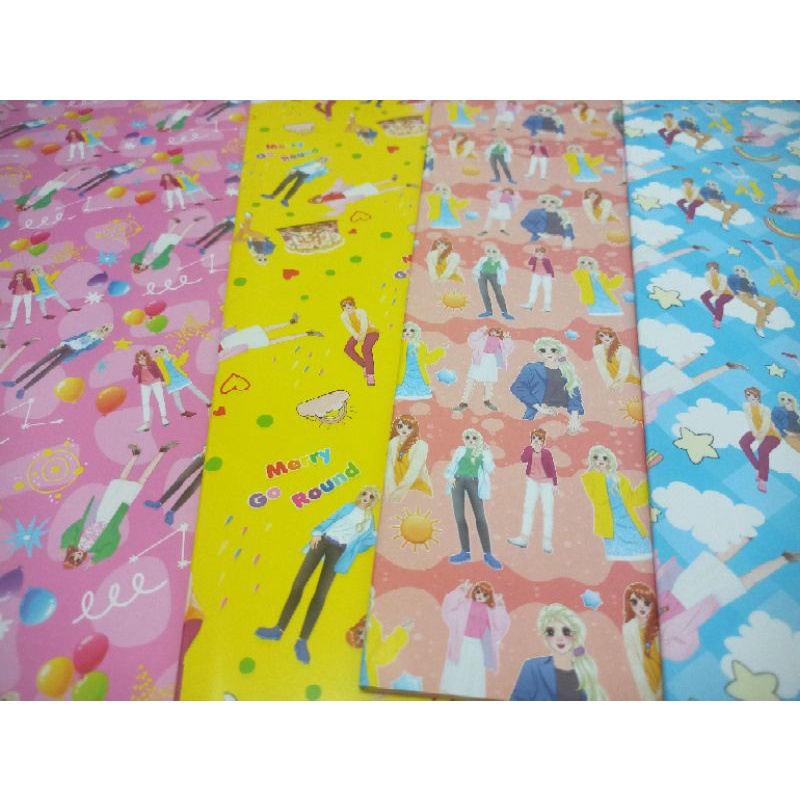 Jual Kertas Kado Glossy Kiky Kertas kado ultah KILAP KIKY | Shopee ...