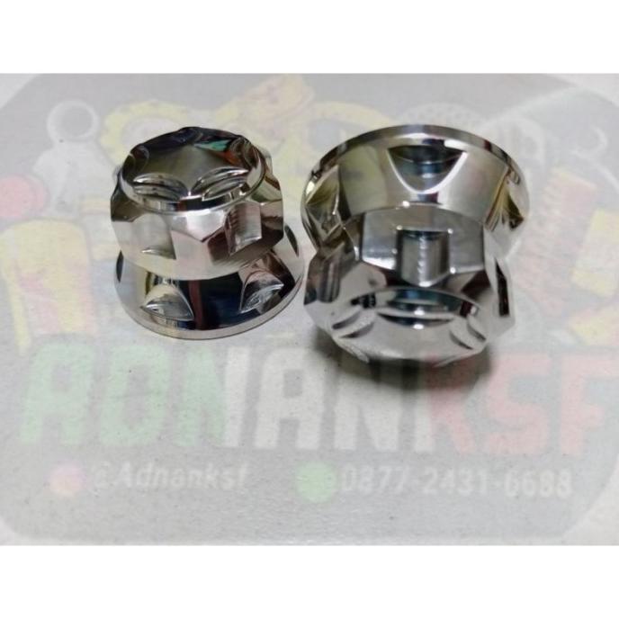 Jual mur as roda belakang stainless matic yamaha honda ready | Shopee ...