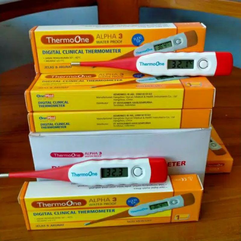 Jual Termometer Ketiak Alat Ukur Suhu Badan Alpa 3 Onemed | Shopee ...
