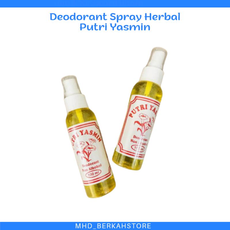 Jual [ORIGINAL] Deodorant Spray Herbal Putri Yasmin ORI | Deodorant ...