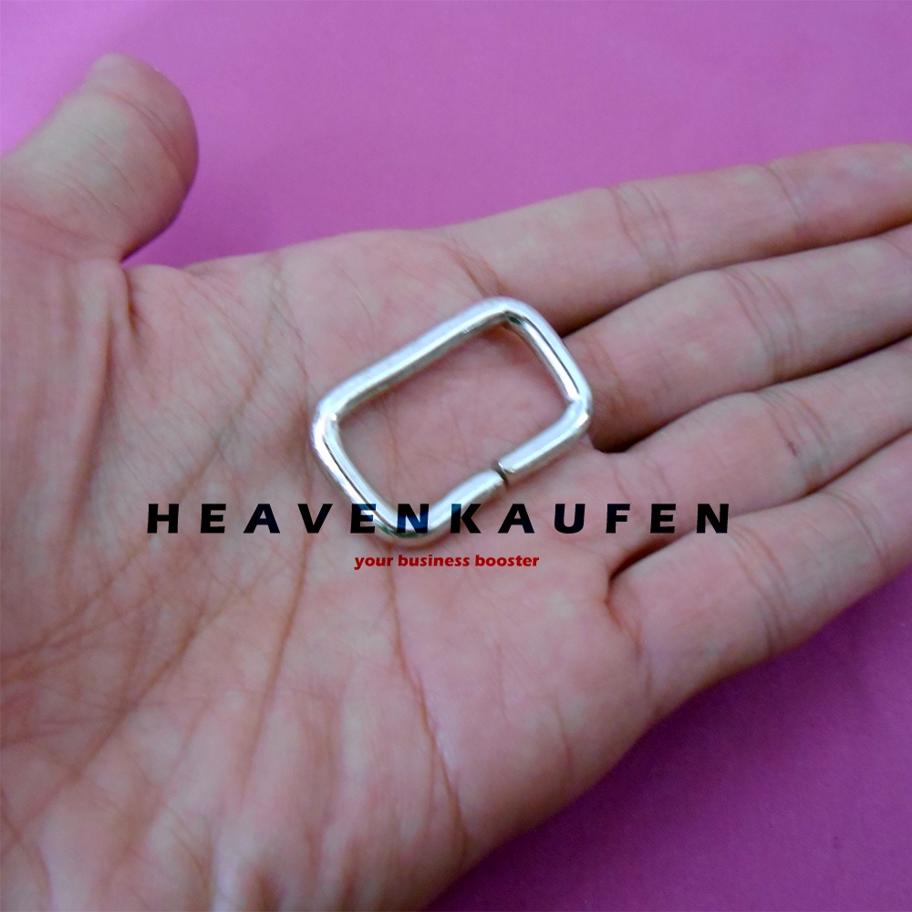 Jual Ring Kotak Tas 2,5 cm Tebal 3 mm Nikel Silver Murah Ecer Grosir ...