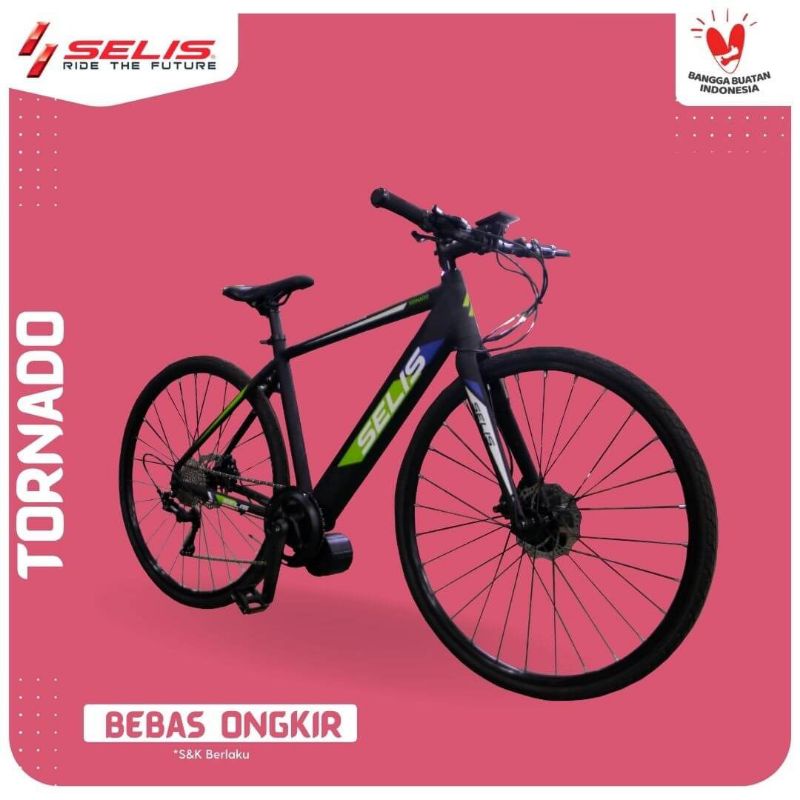 Jual Sepeda Listrik Selis Tipe RoadBike Tornado | Shopee Indonesia