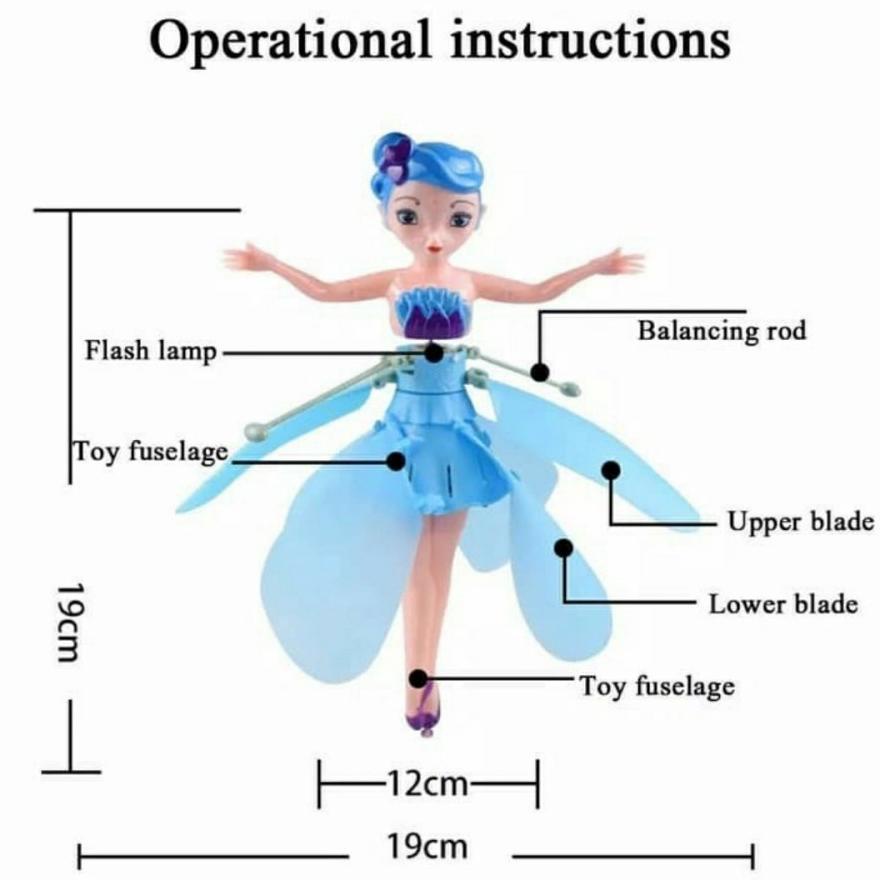 Jual Mainan Peri Terbang/Peri Terbang Flying Fairy Sensor Tiktok ...