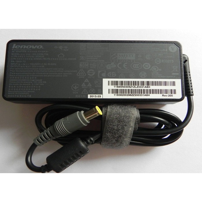 Jual ADAPTOR CHARGER LAPTOP LENOVO ORIGINAL 20V 4.5A PIN JARUM - UNTUK ...
