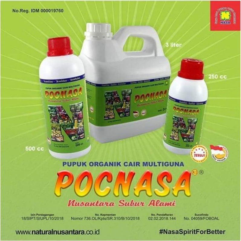 Jual POC NASA 3 LITER (PUPUK ORGANIK NASA) | Shopee Indonesia