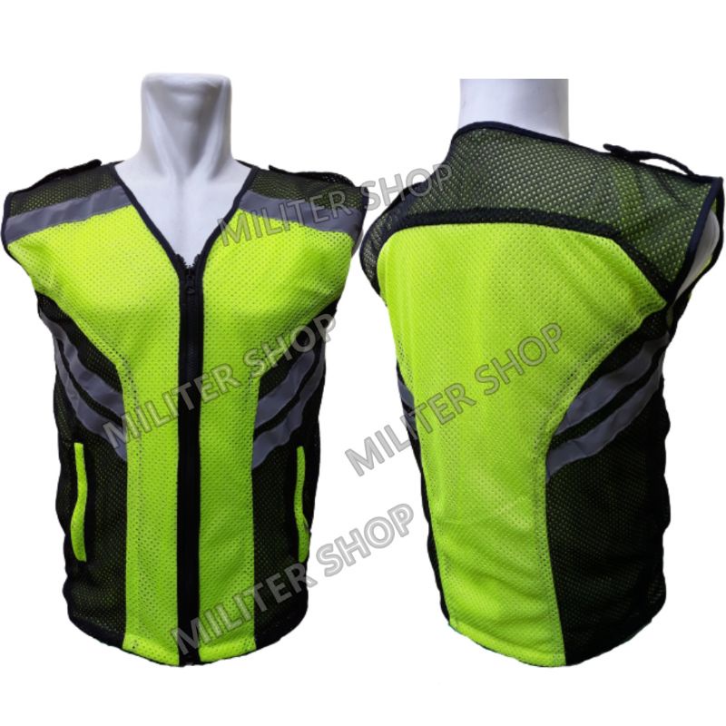 Jual Rompi Safety Scotlight Hijau Hitam Rompi Proyek Jaring | Shopee ...