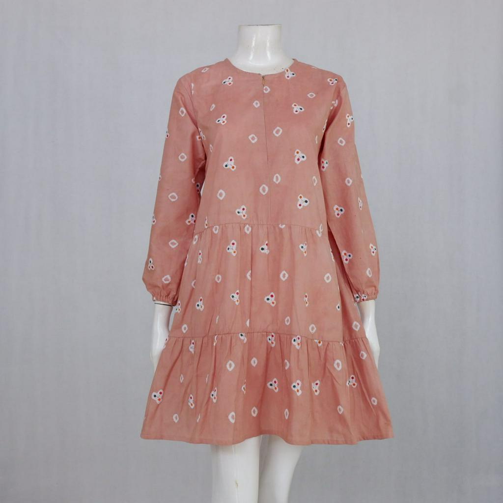 Jual Dress Batik Jumputan Handmade Asli Solo | Dress Jumput Inten ...