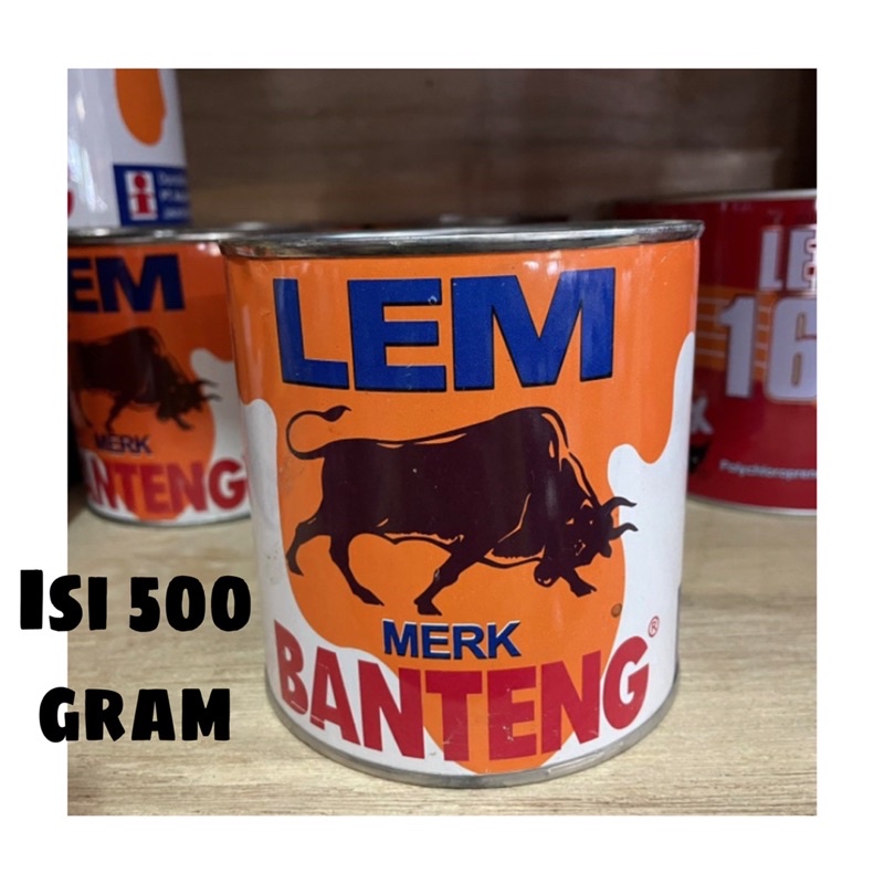 Jual Lem Kuning BANTENG Kaleng isi 500 gram | Shopee Indonesia