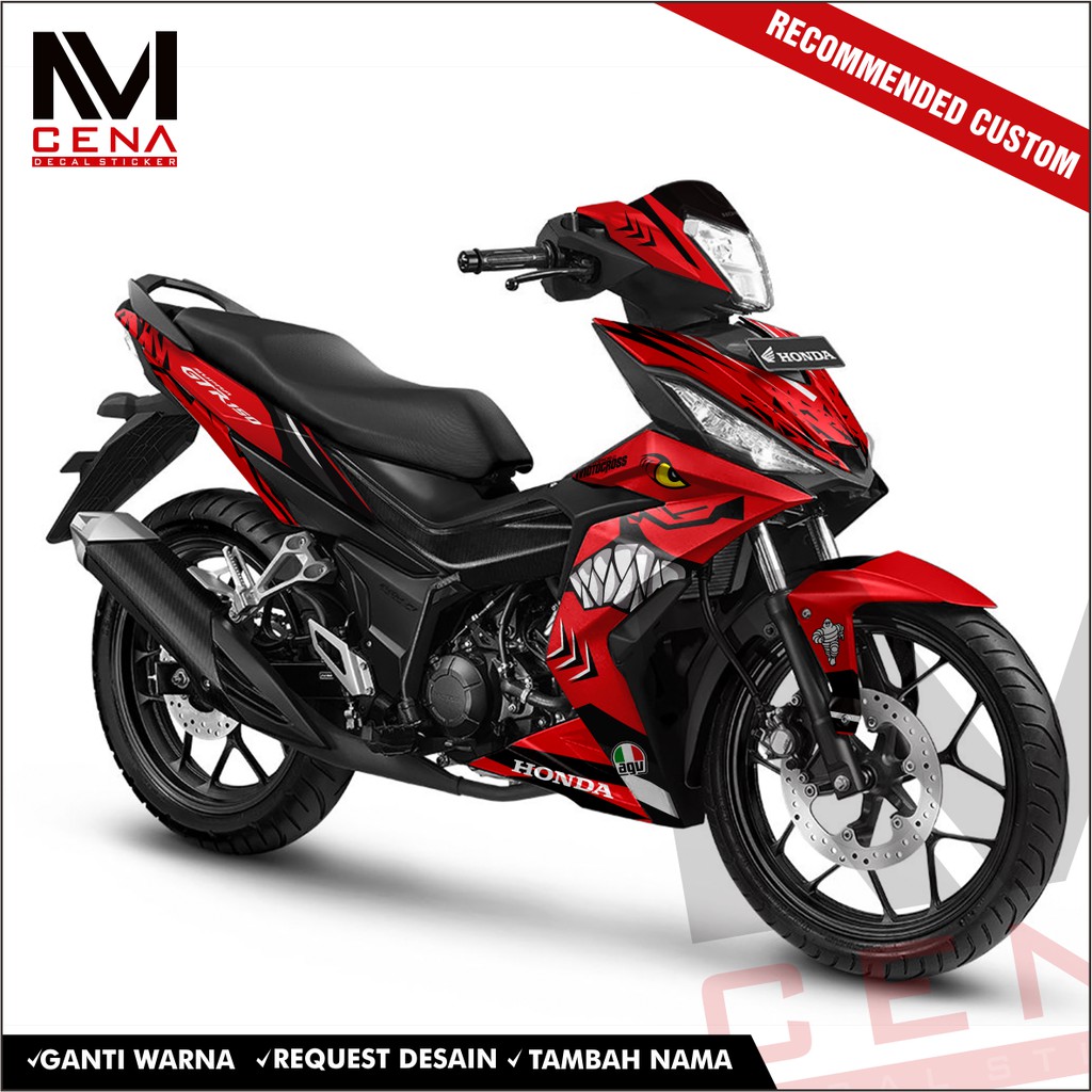 Jual Sticker Decal Supra GTR 150 Fullbody Sticker Supra GTR Striping ...