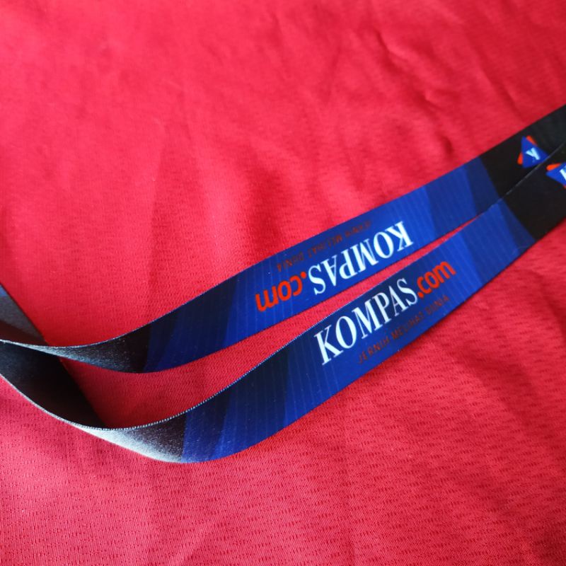 Jual READY LANYARD IDCARD KOMPAS TALI ID CARD PRINTING CUSTOM SATUAN ...