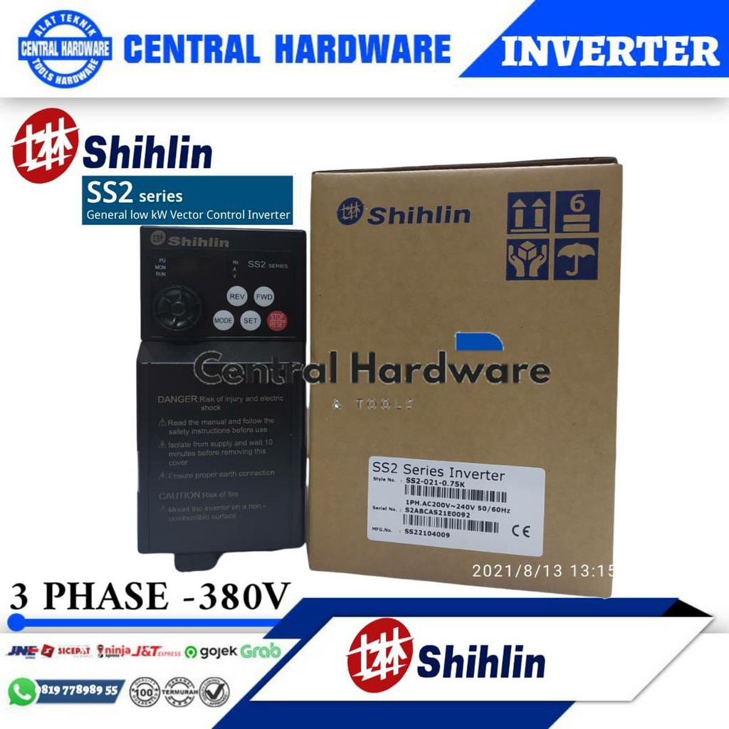Jual INVERTER SHIHLIN 3PHASE SS2-043-1.5KW/2HP/380V-SUPER MURAH ...