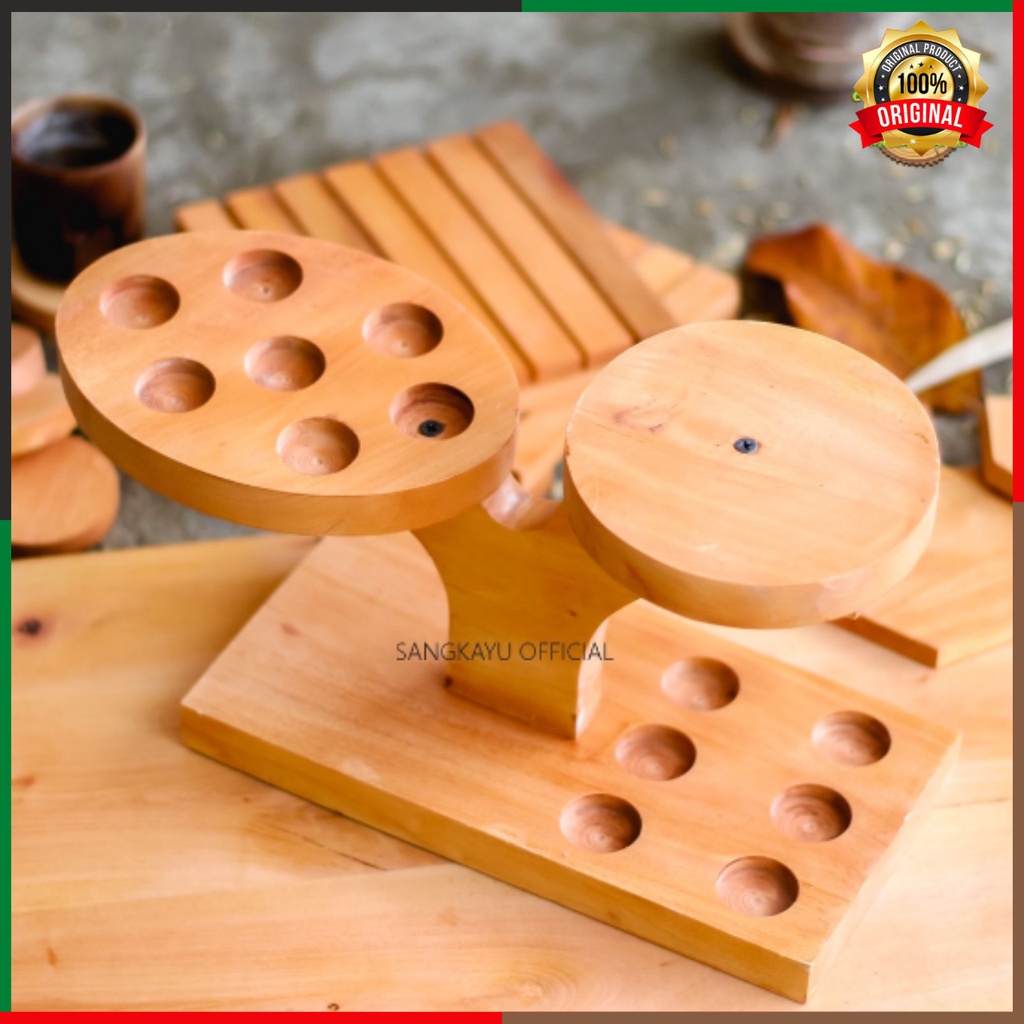 Jual Wooden Essentials Oil rack + aromatherapy air difuser holder rak oil | rak oil kayu ...
