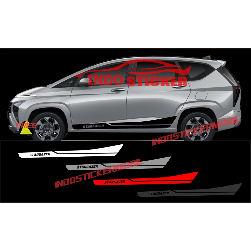 Jual cutting sticker stiker mobil stargazer sticker stripe list mobil ...