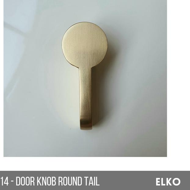Jual K14 Door Knob Handle Round Tail Gold | Tarikan Pintu Laci Bulat ...