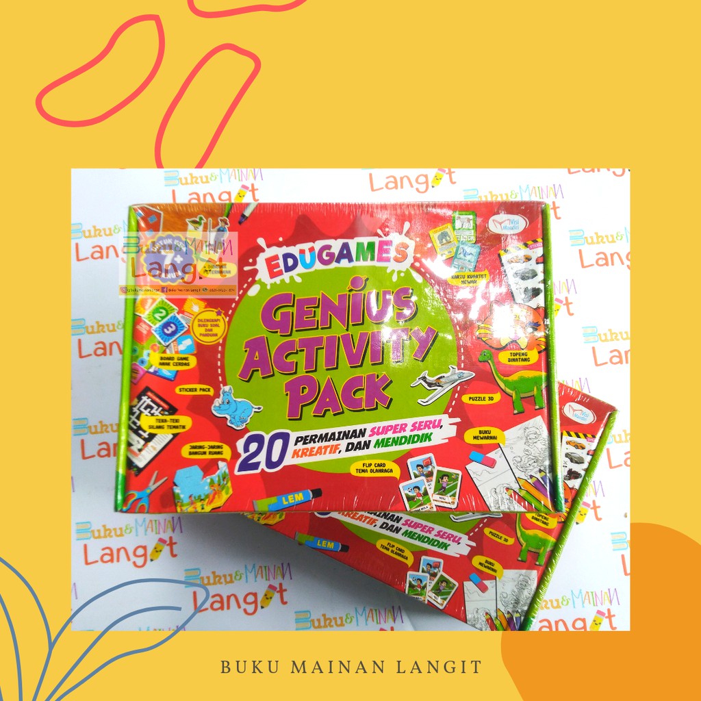 Jual EDUGAMES GENIUS ACTIVITY PACK (EGAP) | Shopee Indonesia